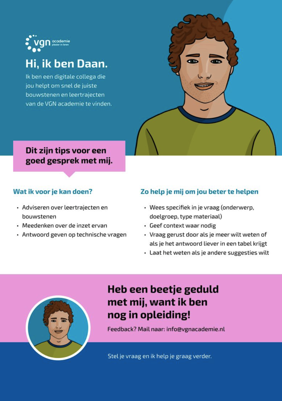 Maak kennis met Daan, onze nieuwe AI-collega!